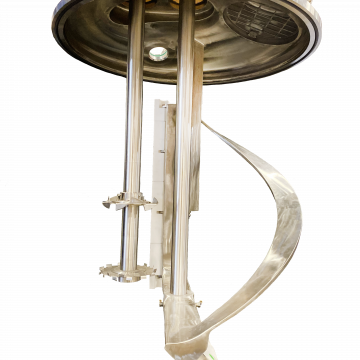 Single-Arm Helical Blade | Products | Hockmeyer Equipment Corporation